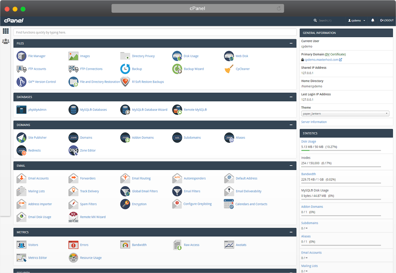 cPanel Web Hosting in Germany | Lightning-Fast & Rock-Solid | MaxterHost