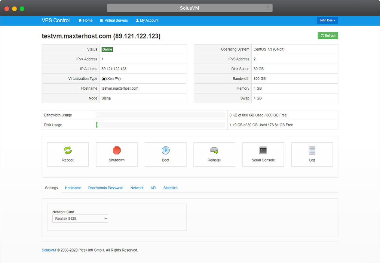 Self-Managed VPS Hosting in Germany (KVM / SolusVM) | MaxterHost